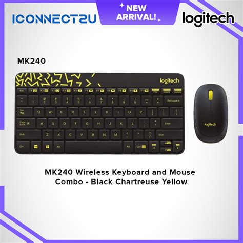 Logitech Mk240 Nano Minimalist Wireless Keyboard And Mouse Combo 920