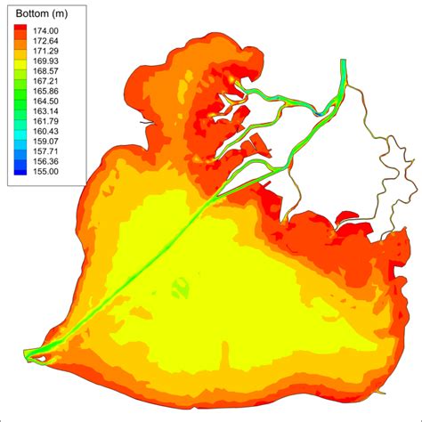 telemac 2d model domain and bathymetry download scientific diagram