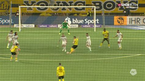 Vom Pfosten Via Fricks Hinterkopf Ins Tor Das 61 Von Yb Sport Clip