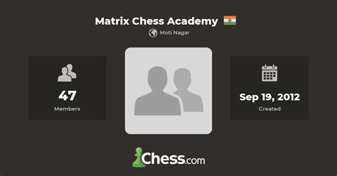 Matrix Chess Academy Chess Club