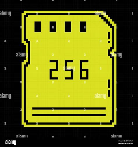Pixel Icon Memory Card For Storing Information Micro Card For Copying