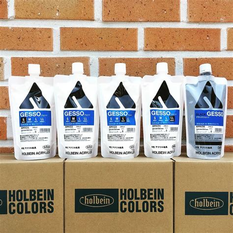Holbein Korea 홀베인에서 자신있게 선보이는 바탕재료 젯소 시리즈 입니다~🙌🏻 편리한