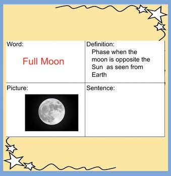 Planetary Science Astronomy Vocabulary Complete Lesson Powerpoint Worksheet Quiz