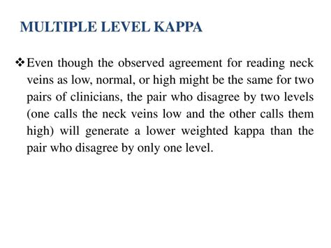 PPT Kappa Statistics PowerPoint Presentation Free Download ID