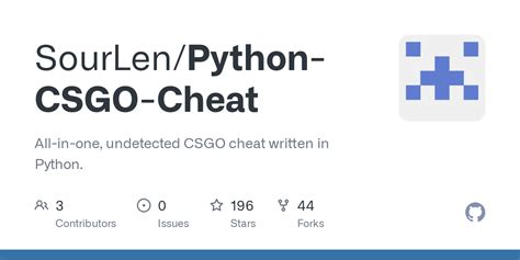 github sourlen python csgo cheat all in one undetected csgo cheat written in python