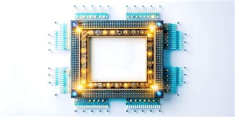 Advanced Ai Driven Quantum Computing Frame With Minimalistic Border Quantum Elements And