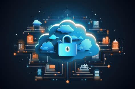 Premium Photo Cyber Security Network Management Modern Data Center