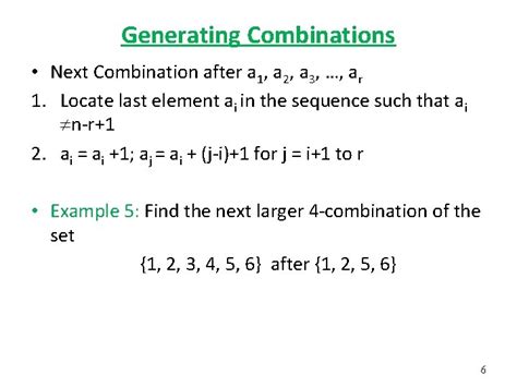 5 6 Generating Permutations And Combinations Generating Permutations