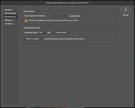 solved new update with camera raw disabling gpu adobe community