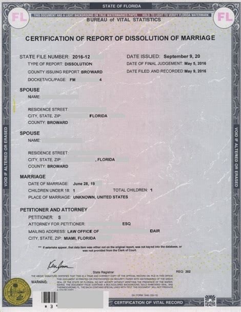 Florida Divorce Record Apostille Us Apostille Services