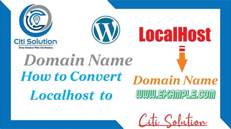 How To Convert Localhost To Domain Name In Xampp Server On Wndows Youtube
