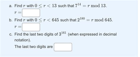 Solved A Find R With 0r