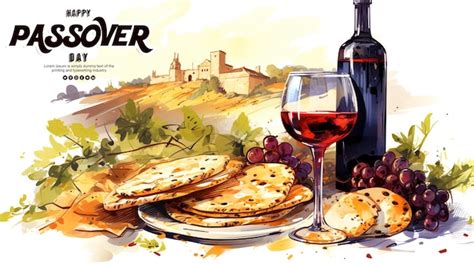 Premium Psd Realistic Happy Passover Day Template And Background