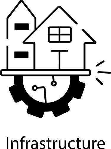 Data Networking Linear Icon Royalty Free Vector Image