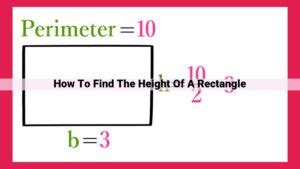 How To Calculate Rectangle Height Formulas Techniques And Applications