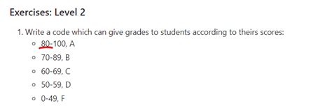 Question Typo In Day 4 Level 2 Exercise First Question First Point