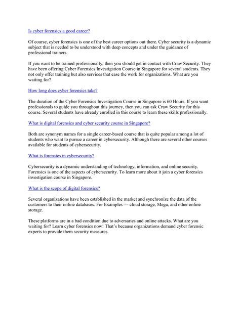 Ppt Cyber Forensics Investigation Course In Singapore Powerpoint Presentation Id 11751063