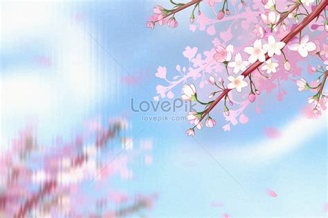 봄 벚꽃 배경 이미지 Hd 봄 벚꽃 꽃 배경 사진 무료 다운로드 Lovepik