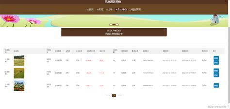 基于spring Boot的乐享田园系统的设计与实现田园管理系统 Csdn博客