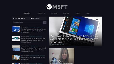 On MSFT Dark Mode Userstyles Org