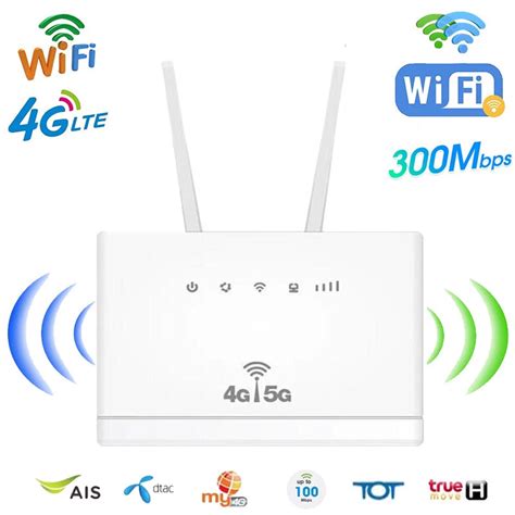 เราเตอร์ใส่ซิม 4g 5g เราเตอร์ 4g Router Wi Fi 300mbps Shopee Thailand