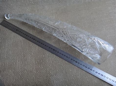 Ріг кришталевий срср 48см — ціна 350 грн у каталозі Келихи і фужери Купити товари для дому та