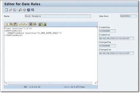 Creating New Date Rules In SAP CRM SAP Online Guides