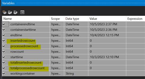 Ssis How To Pass Variablerow Count From One Data Flow Process To
