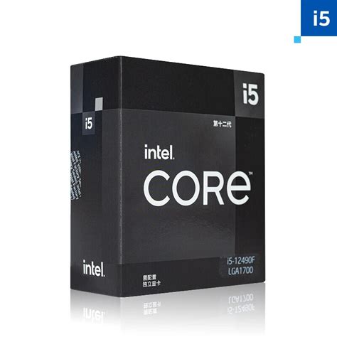 New Core I5 12490f Cpu Box Desktop Processor With 6 Core 12 Threads