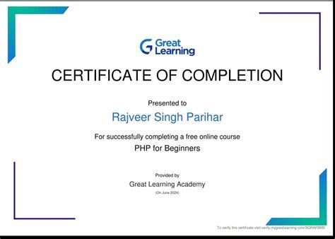 rajveer singh parihar on linkedin php greatlearning