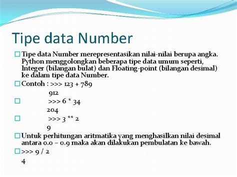 Nilai Dan Tipe Data Nilai Dan Tipe Data