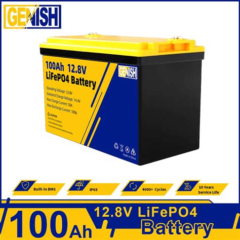딥 사이클 배터리 12v 24v 100ah 200ah Lifepo4 배터리 팩 리튬 철 인산 염 내장 골프 카트 Ev Rv 태양 광 시스템에 대 한 Bms