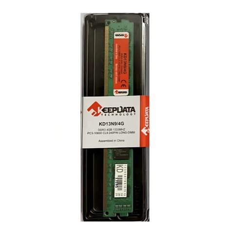 Memoria Ram Keepdata 4gb Ddr3 1333mhz Desktop Cia Da Informática