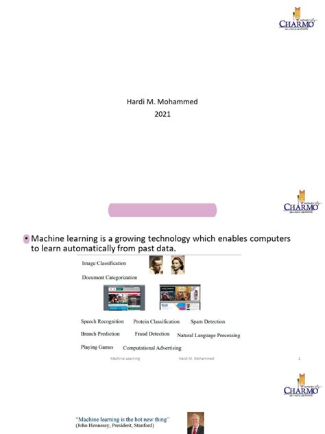 ml lect 1 pdf machine learning regression analysis
