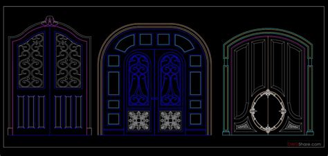 100 Gate Design AutoCAD Blocks Free Download