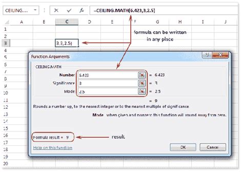 Excel Ceiling Math Example Shelly Lighting