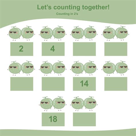 Mathematic Counting Worksheet Math Activity Count And Write The Missing Numbers Math