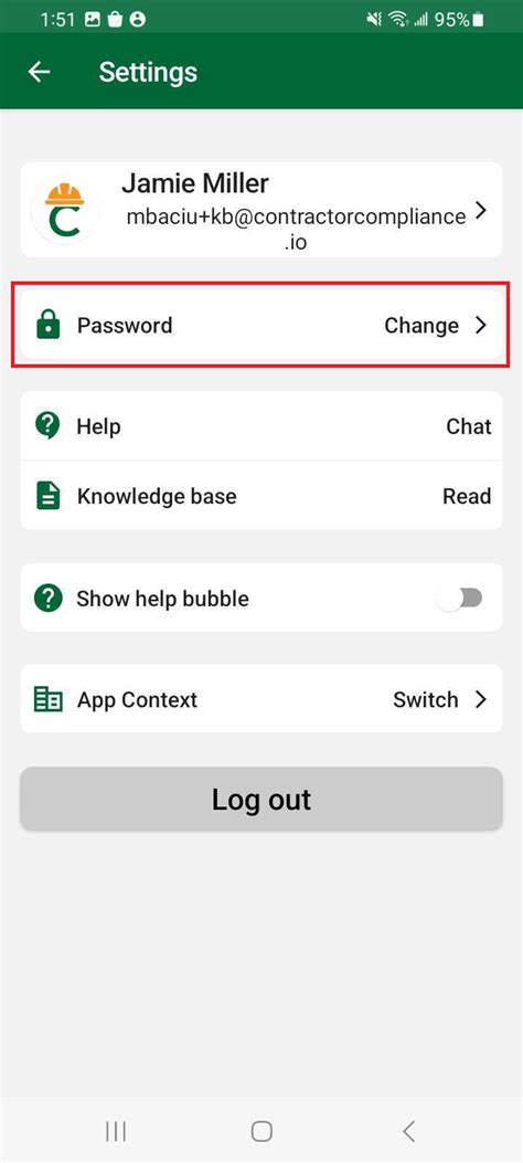 How To Change Or Reset Your Password Android Knowledge Base