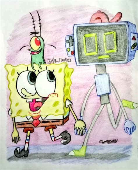 How To Draw Karen From Spongebob