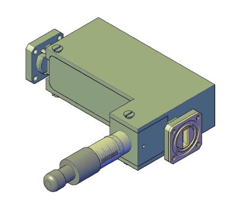 Rectangular Waveguide Low Power Variable Attenuator Space Machine