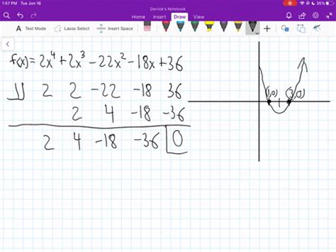 SOLVED Exercises Show Incomplete Graphs Of Given Polynomial Functions A Find All The