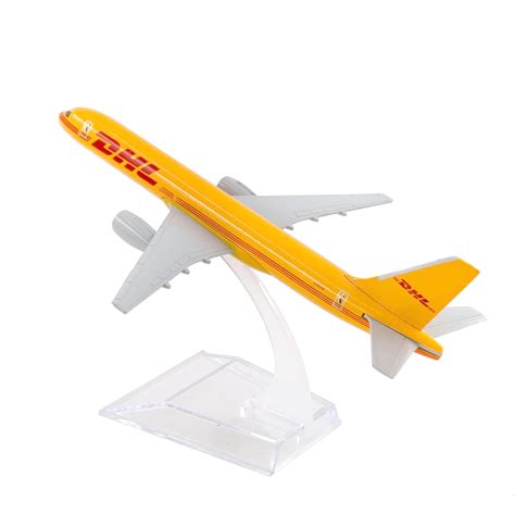 1400 Dhl Boeing 757 Airplane Model Metal Diecast Planesir Airplane