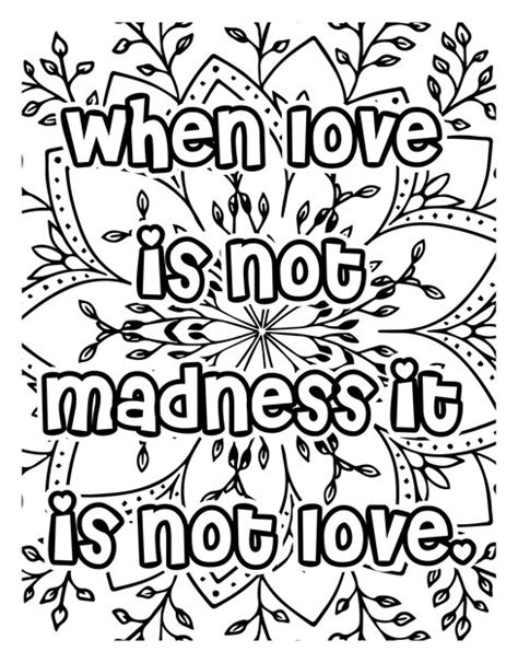 Quand Lamour Nest Pas Folie Ce Nest Pas Amour Vecteur Premium