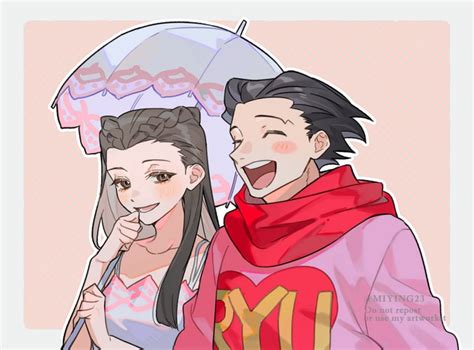 Phoenix Wright Iris And Phoenix Wright Ace Attorney Drawn By Miying Ho Ru Danbooru