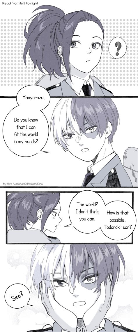 Todoroki X Yaoyorozu On Tumblr