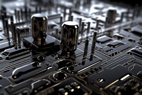 Premium Ai Image Fantastic Cpu Of The Future Background Generative Ai