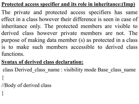 Chapter 6 And Inheritance Oop C Tu Ioe Ppt