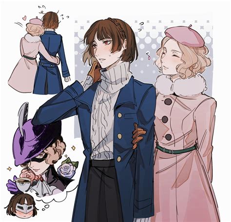 Makoto And Haru Art By Oratoza Rpersona5