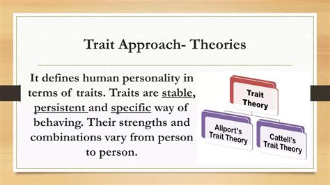 Personality Type And Trait Theory Pptx