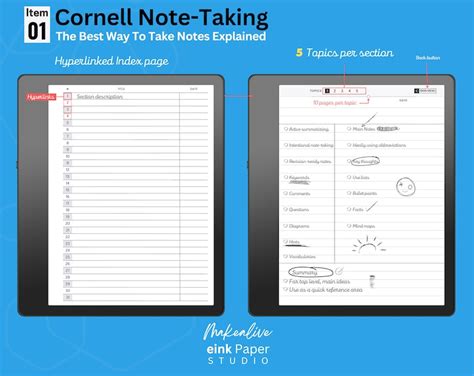 Kindle Scribe Templates Bundle Workday Planner Meeting Notes Cornell Note Taking Best Way To